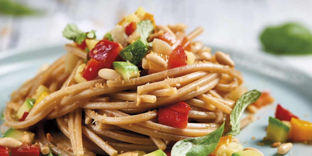 Pasta con caponata di verdure estive | La Molisana